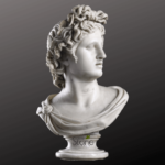 Apollo the Greek God Sculpture in Marble 24" - The Stone Studio