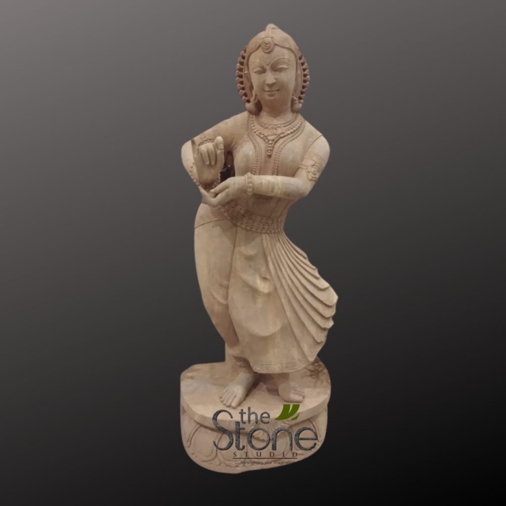 Devadasi Statues For Traditional Decor - The Stone Studio