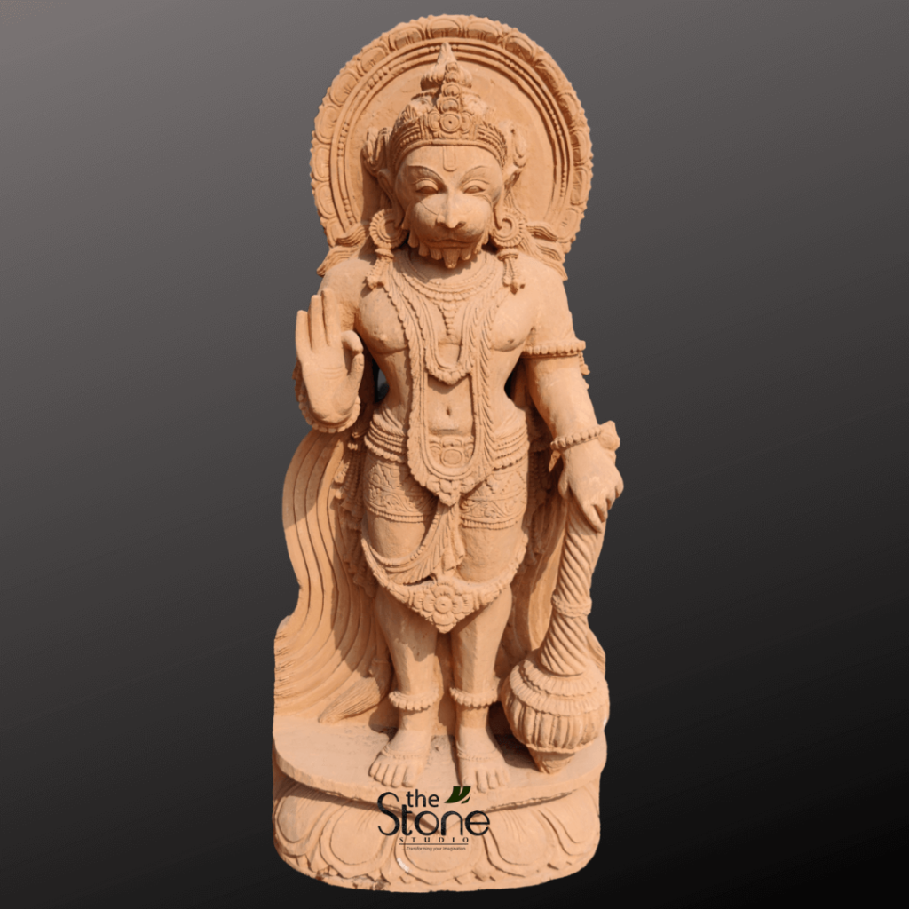 Hanuman Statue in Sandstone 5ft: Buy Best - The Stone Studio