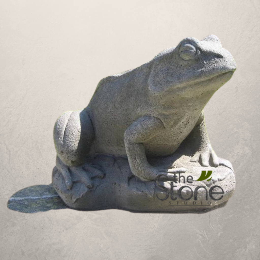 Frog Garden Statue 18": Buy Ideal Decor - The Stone Studio