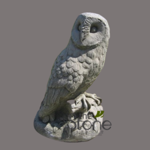 Owl Garden Statue 18": Buy Beautiful Decor - The Stone Studio
