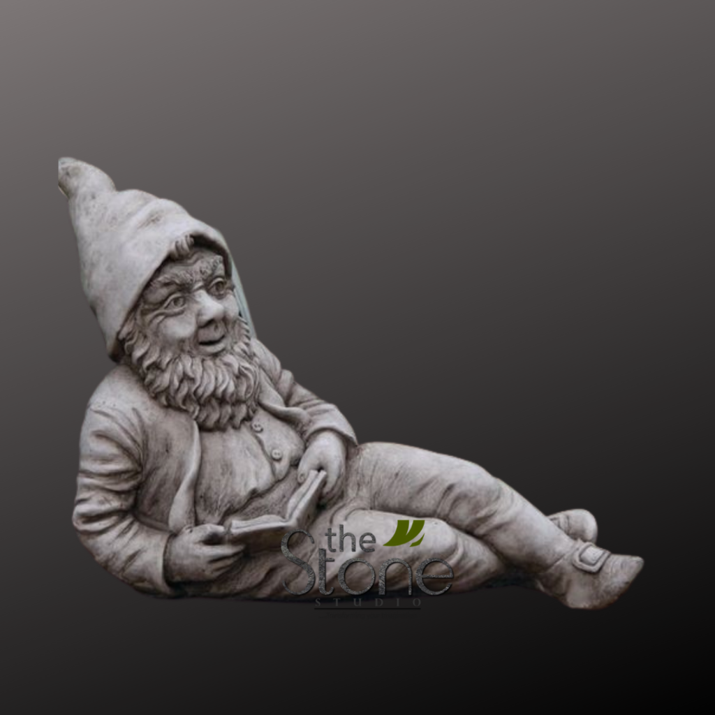 Buy Classic Reading Gnome Garden Statue 2' - The Stone Studio