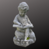 Buy Boy Reading Garden Statue 2' Ornament - The Stone Studio