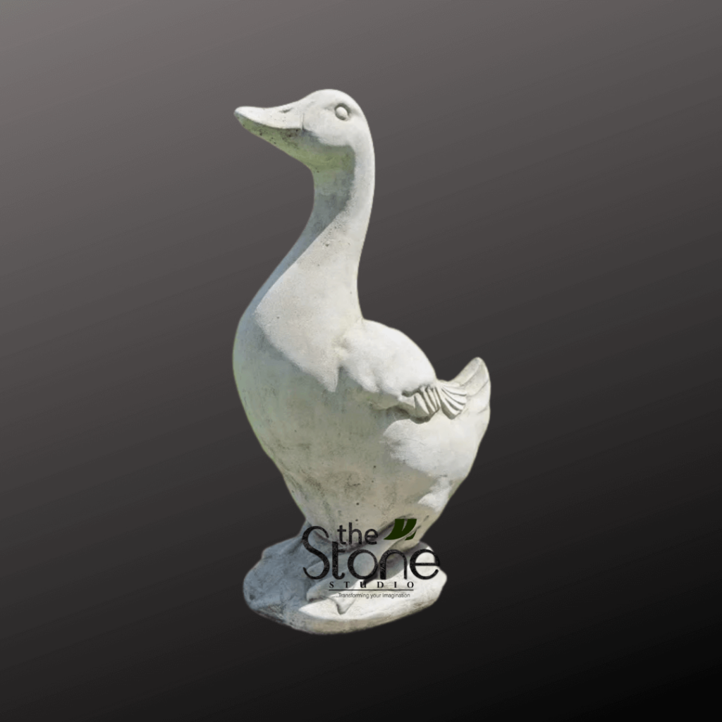 Duck Bird Statue 18": Buy Creative Decor - The Stone Studio