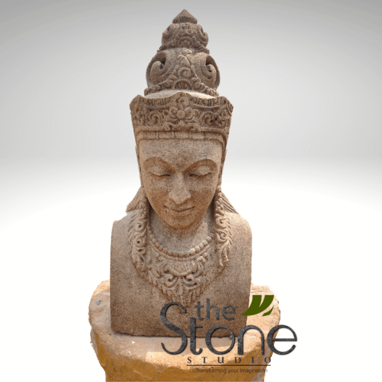 Buy Beautiful Antique Vishnu Statue 2ft - The Stone Studio