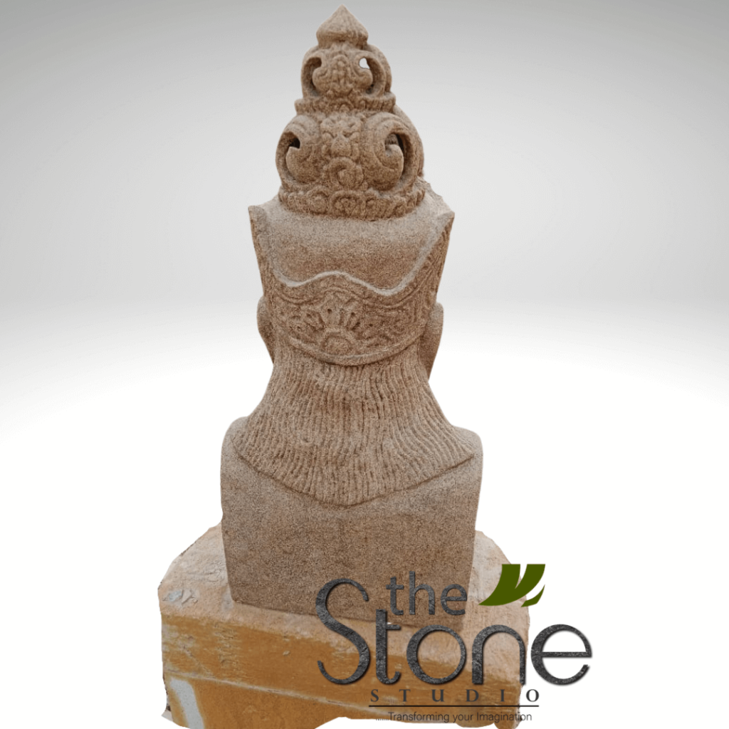 Buy Beautiful Antique Vishnu Statue 2ft - The Stone Studio