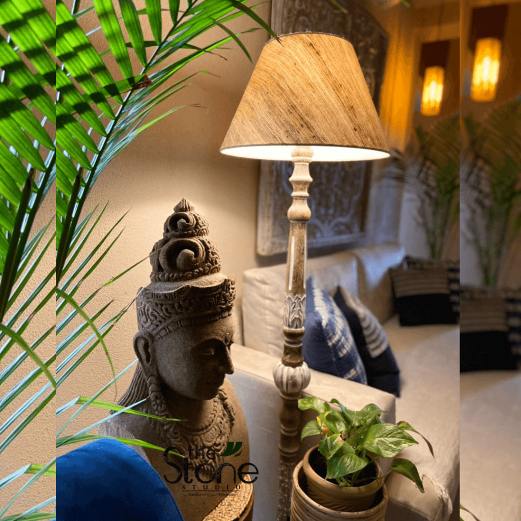 Buy Beautiful Antique Vishnu Statue 2ft - The Stone Studio