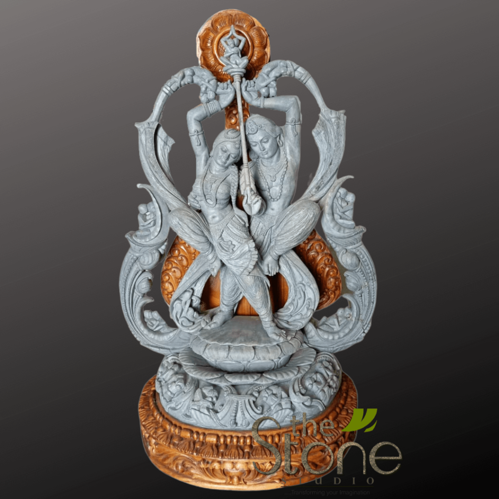 Kamadeva and Rati Statue 3ft: Buy Fine Idol - The Stone Studio