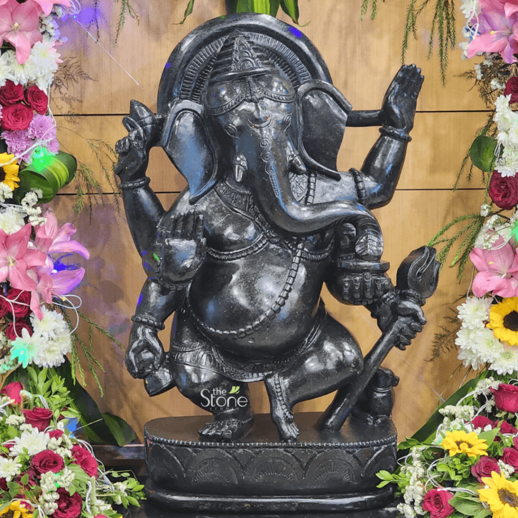 Dancing Ganesha Statue 3ft: Buy Best Idol - The Stone Studio