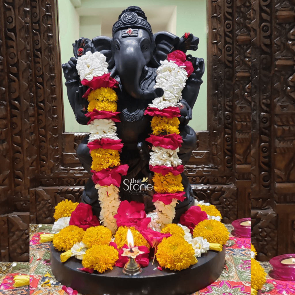 Ganesha Statue For Home 1.5ft: Buy Best Idol - The Stone Studio