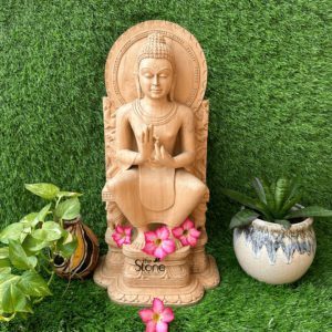 Wood Buddha 18": Buy The Beautiful Creation - The Stone Studio