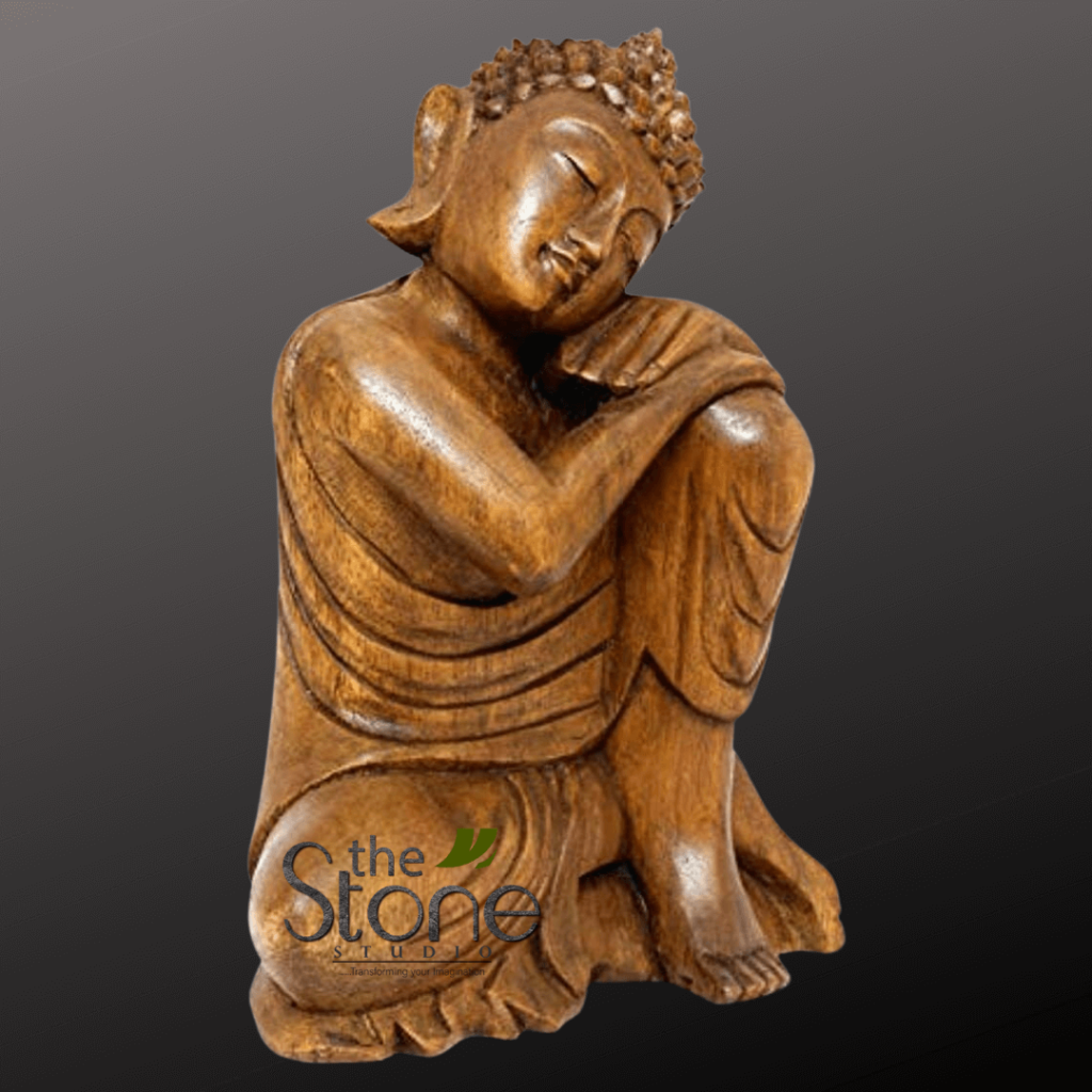 Wooden Buddha 2ft: Buy The Best Woodwork - The Stone Studio