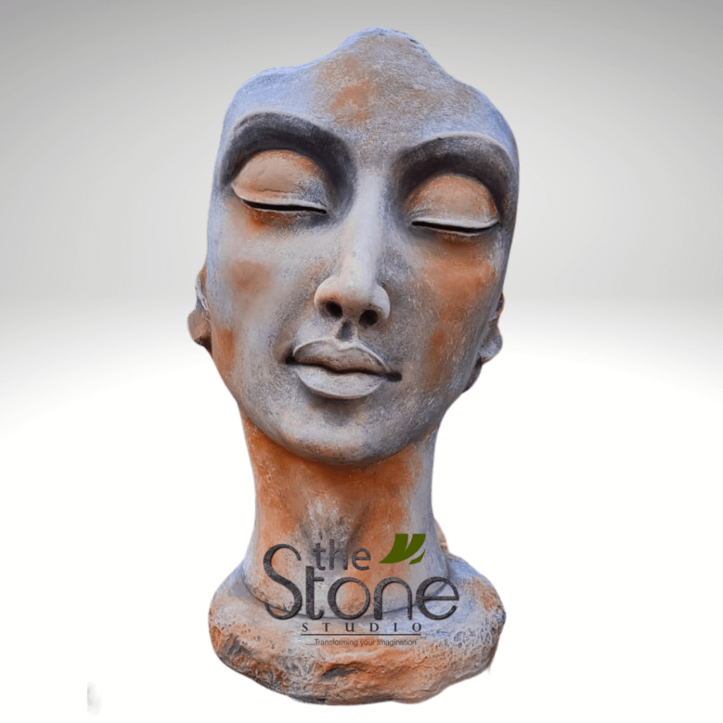Face Sculpture for Garden 2ft: Buy The Best! - The Stone Studio