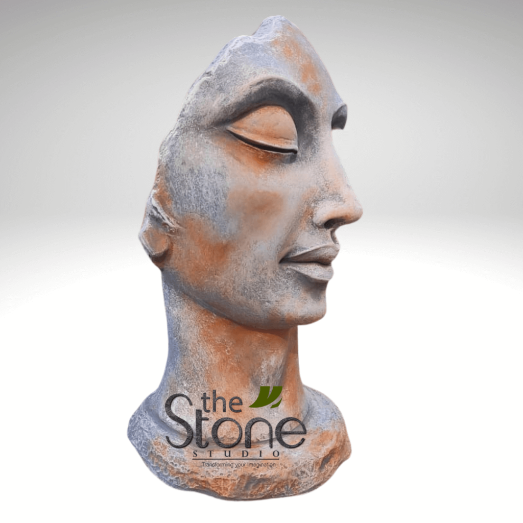 Face Sculpture for Garden 2ft: Buy The Best! - The Stone Studio