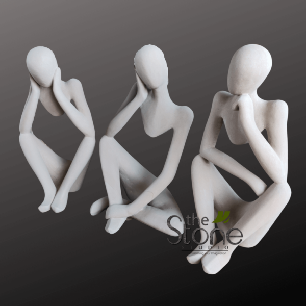 Modern Garden Statue 3ft: Buy 3 Elegance - The Stone Studio