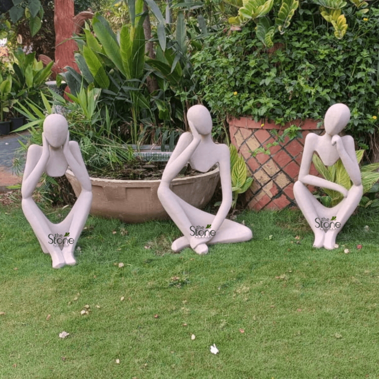 Modern Garden Statue 3ft: Buy 3 Elegance - The Stone Studio