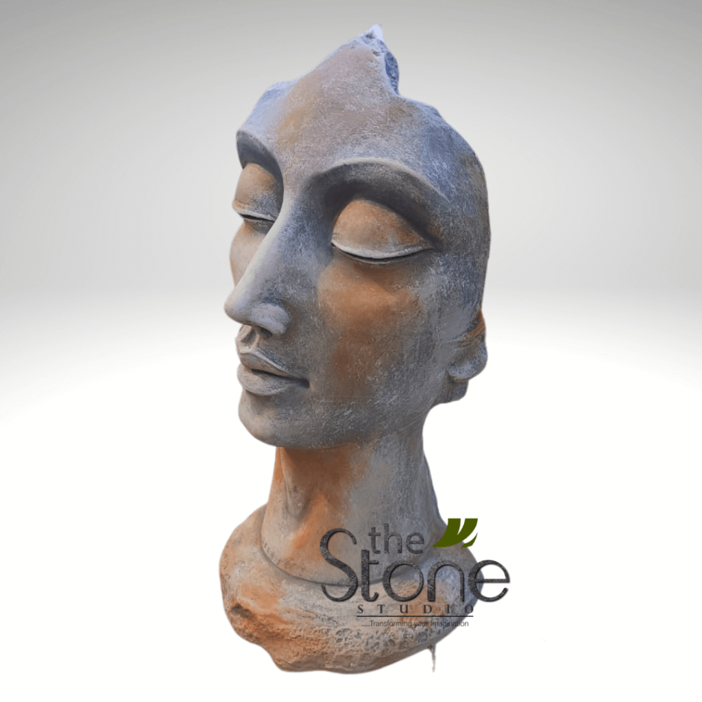 Face Sculpture for Garden 2ft: Buy The Best! - The Stone Studio