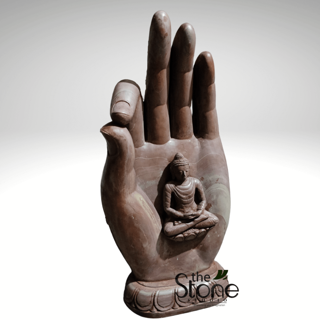 Buddha Hand Statue 16": Buy Divine Hand Mudra - The Stone Studio