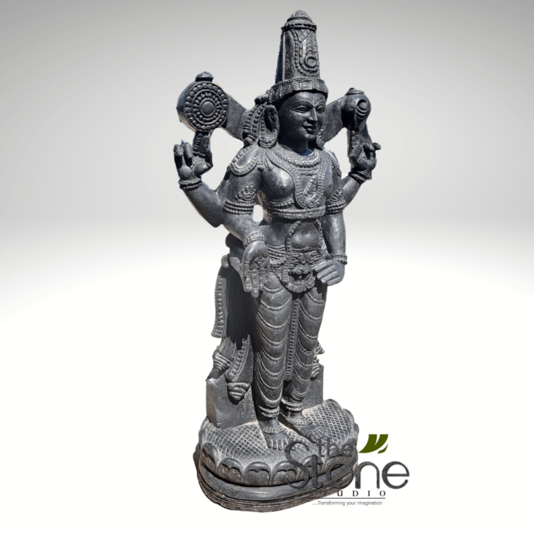 Vishnu Sculpture 18": Buy The Best Intricacy - The Stone Studio