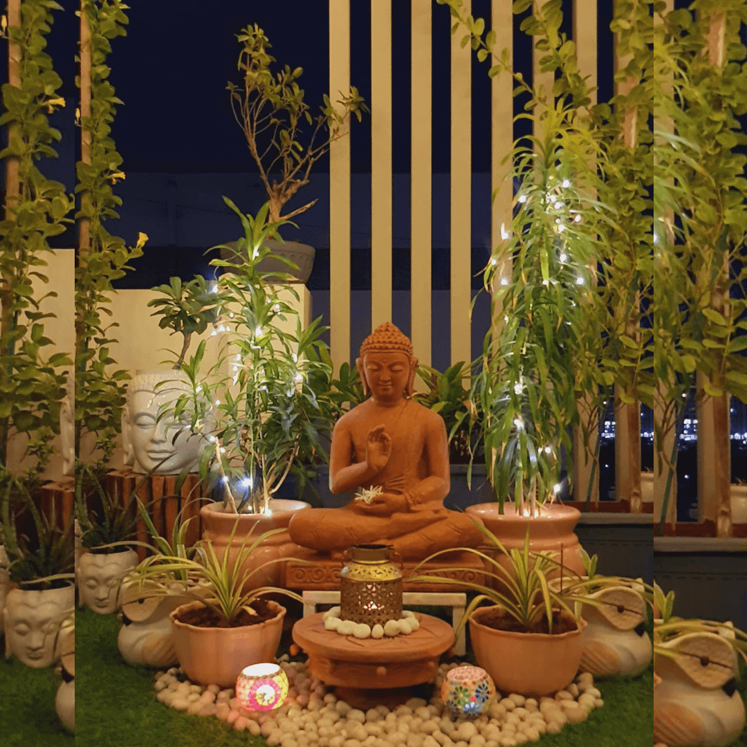 Home Decor Buddha Statue at Home Entrance - The Stone Studio