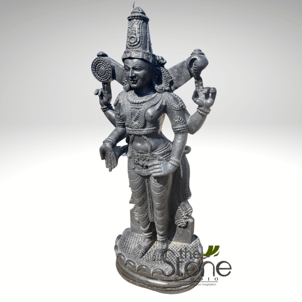 Vishnu Sculpture 18": Buy The Best Intricacy - The Stone Studio
