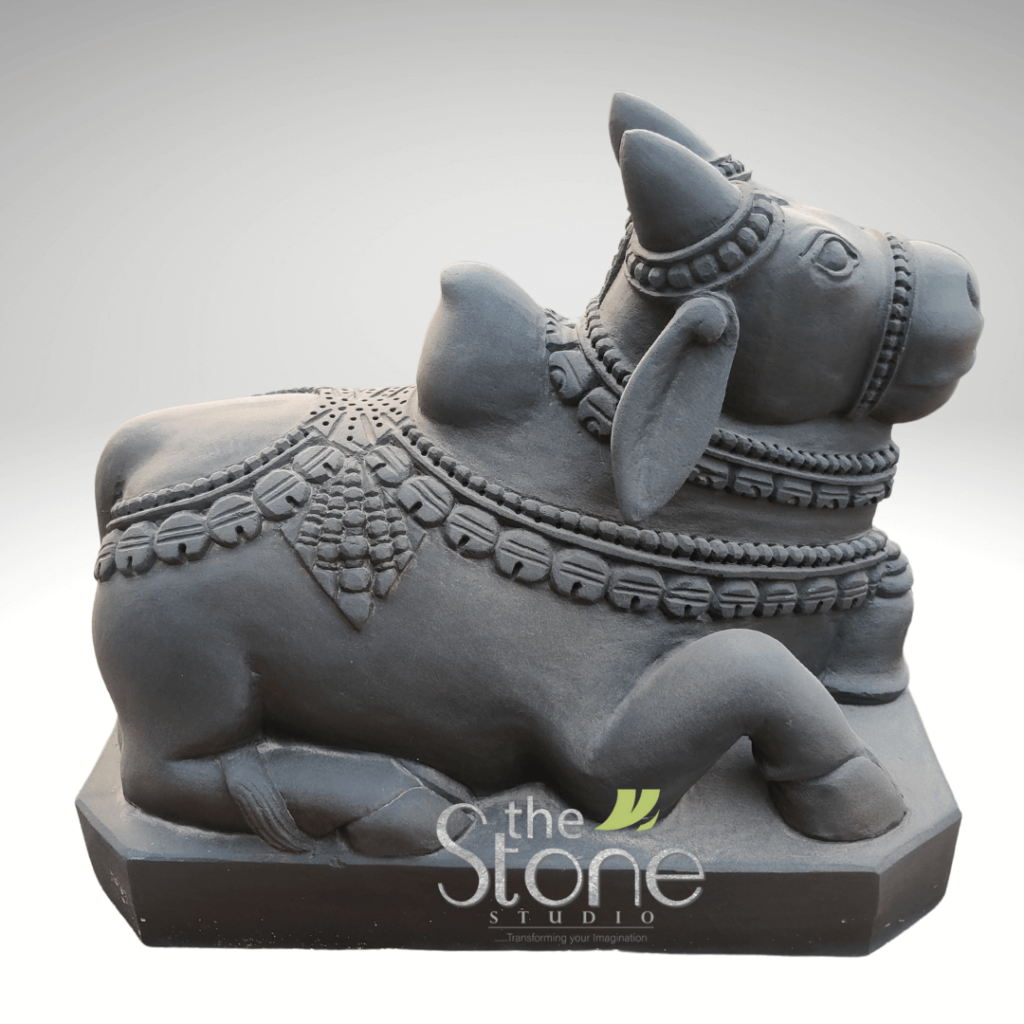 Black Stone Nandi Statue 18": Buy The Best! - The Stone Studio