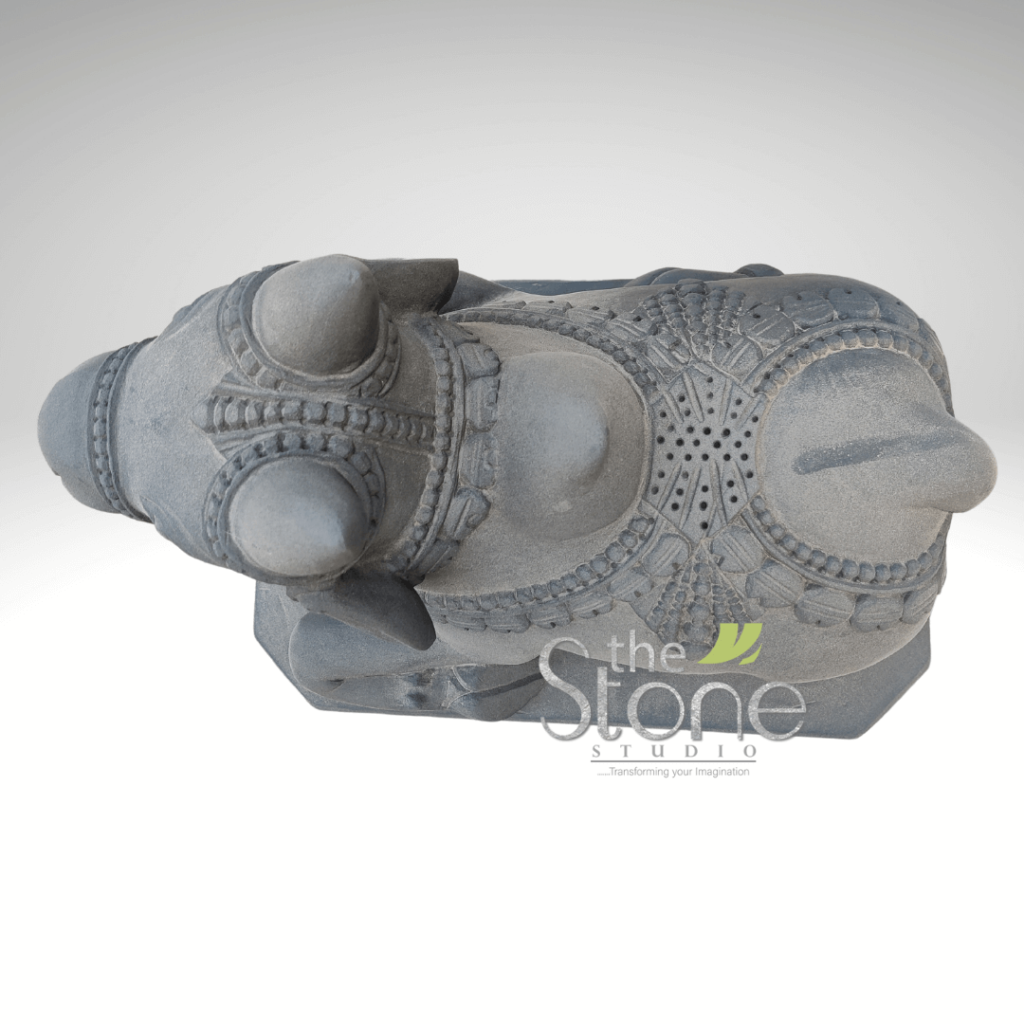 Black Stone Nandi Statue 18": Buy The Best! - The Stone Studio