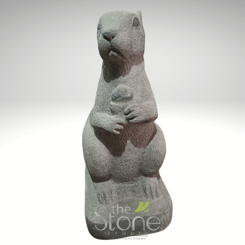 Squirrel Statue 18": Buy Best Stone Figures! - The Stone Studio