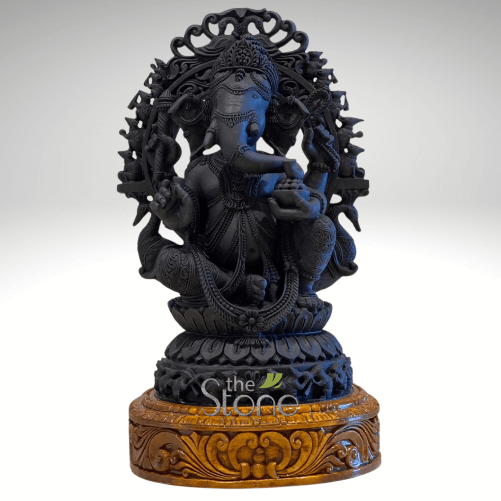 Ganesh idol for home 3.5ft: Buy Best Idol - The Stone Studio