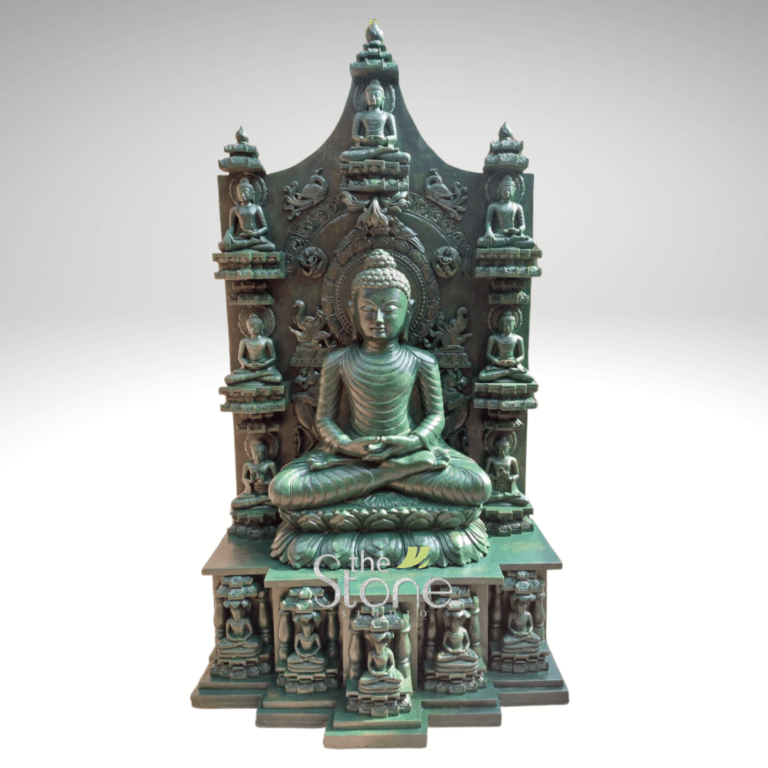 Green Buddha Statue 3ft: Buy The Best Artwork - The Stone Studio