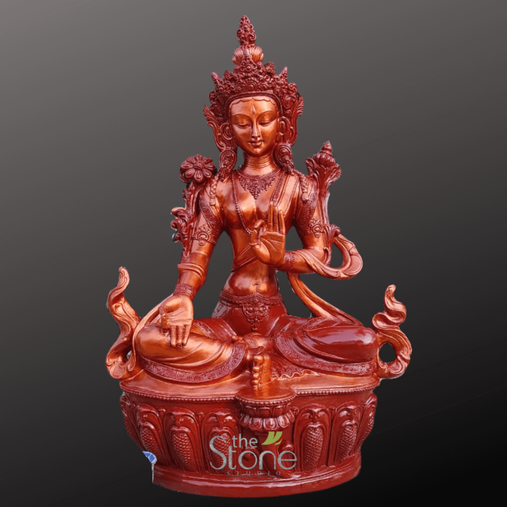 Tara Goddess Statue 5ft: Buy Beautiful Tara! - The Stone Studio