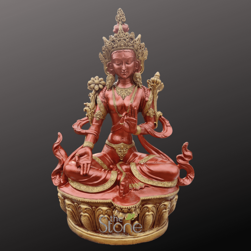 Tara Goddess Statue 5ft: Buy Beautiful Tara! - The Stone Studio