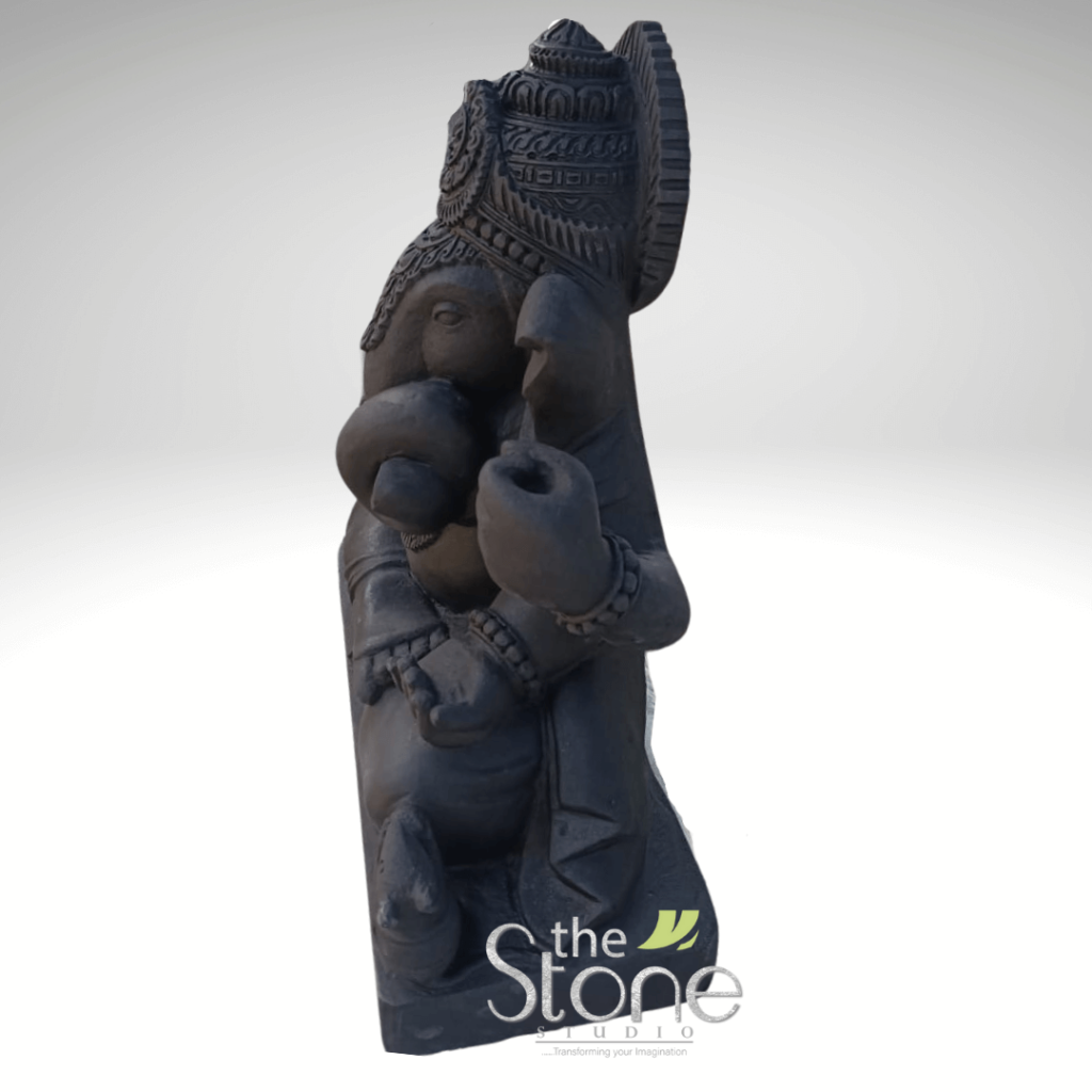 Vinayagar stone statue for home 21": Buy Best - The Stone Studio
