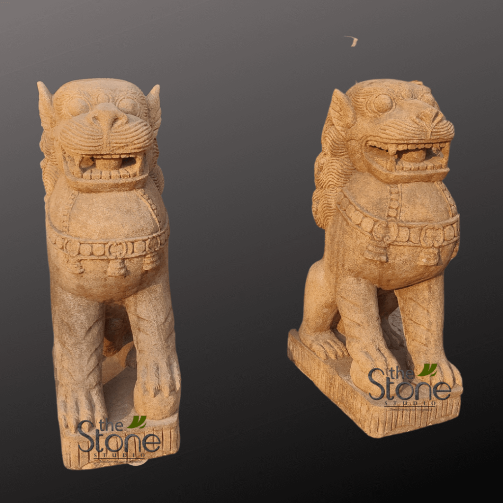 Fu dogs 2ft: Buy Best Mythical Lion-dogs - The Stone Studio