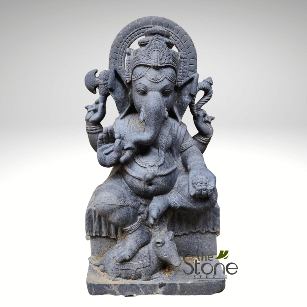 Ganesh Garden Statue 2.5ft: Buy Best Carvings - The Stone Studio