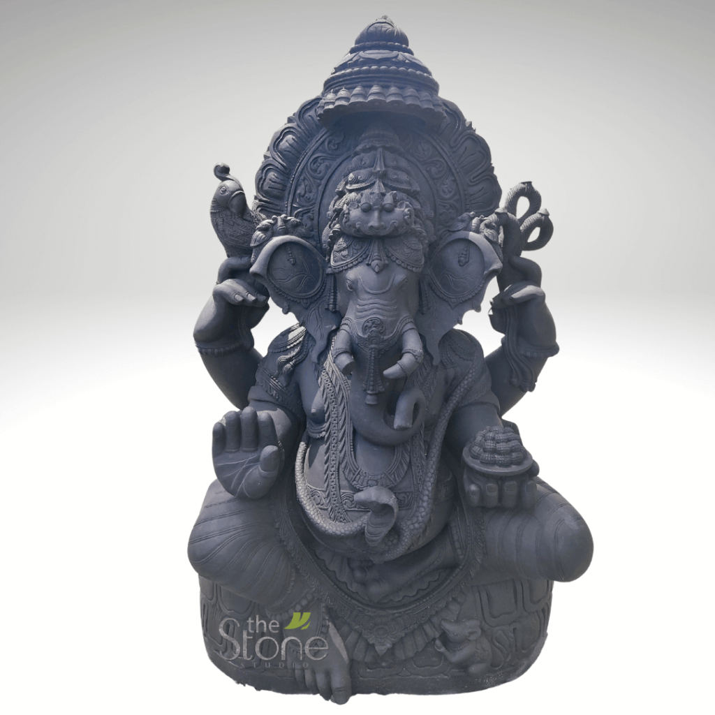 Big Ganesha Statue 5.5ft: Buy Best Carved Idol - The Stone Studio