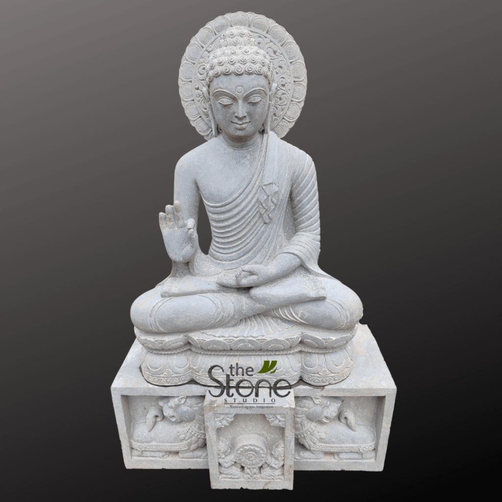 Granite Buddha Statue 4ft: Buy The Best Art! - The Stone Studio