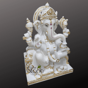 Marble Ganesh Idol for Home 24": Buy Best! - The Stone Studio