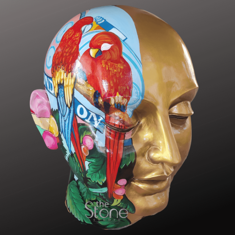 Pop Art Head 3ft: Buy Best Pop Art Sculpture - The Stone Studio