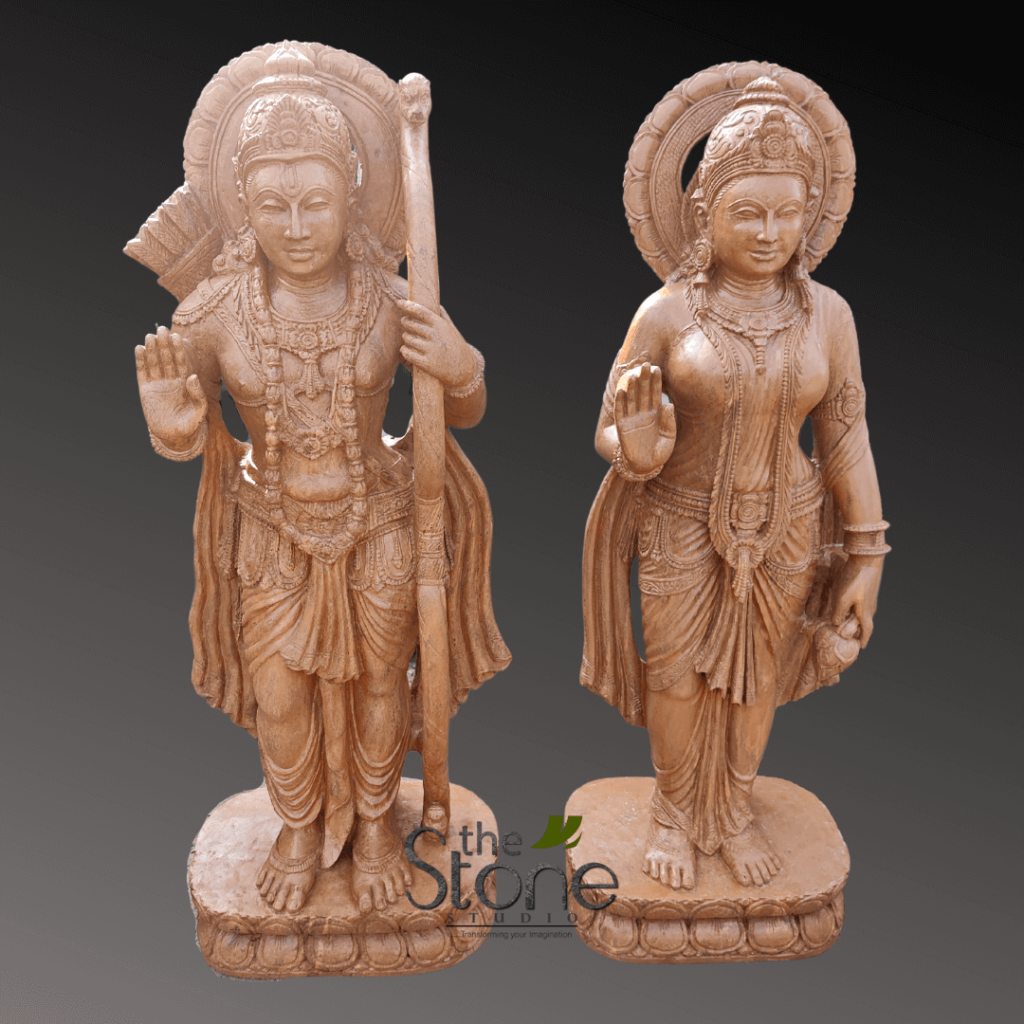 Ram Darbar Statue 5ft: Buy Best carved Idols - The Stone Studio