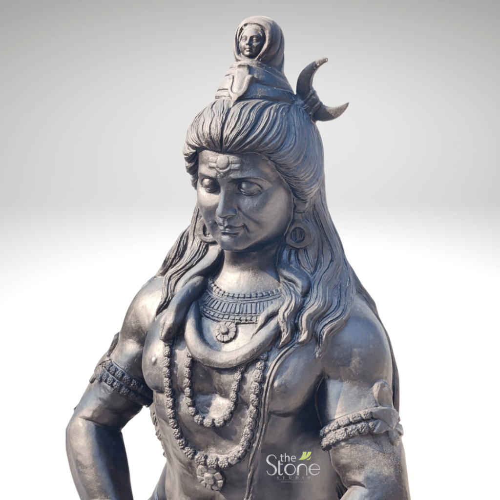 Black Shiva Statue 4ft: Buy Huge Creation - The Stone Studio