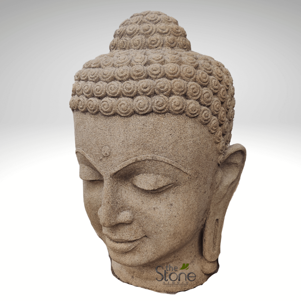 Buddha Head Garden Statue 2ft : Buy Best Idol - The Stone Studio