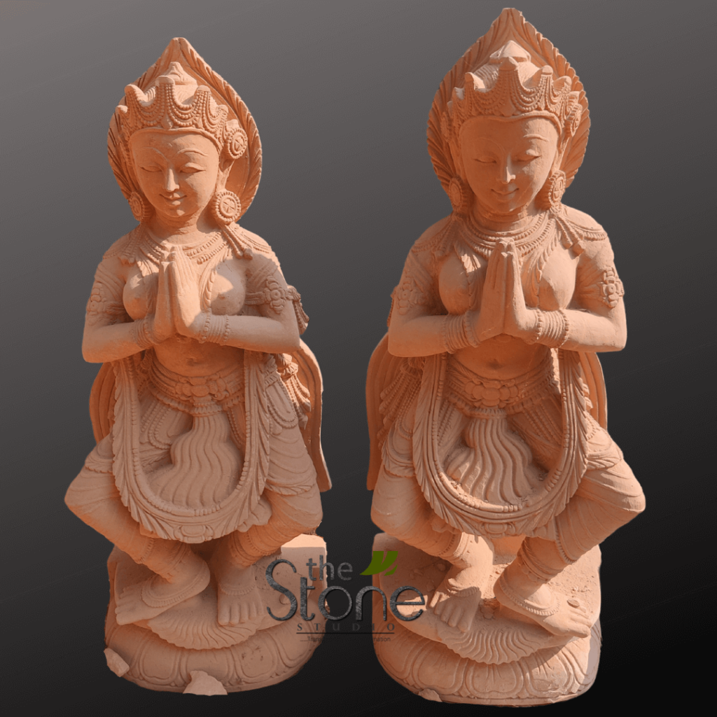 Garden Lady Statue 4ft: Buy Best Outdoor Idol - The Stone Studio