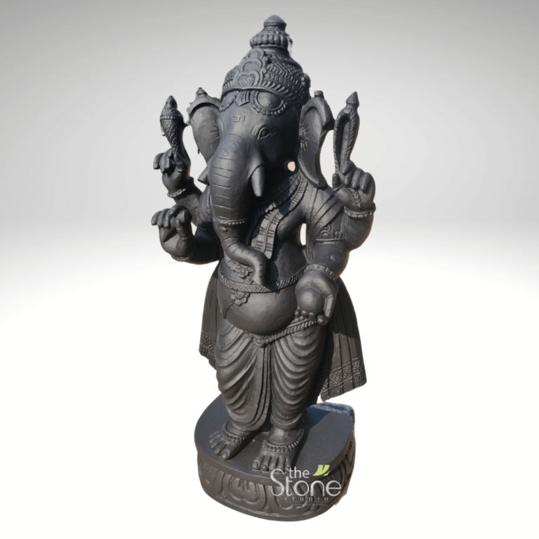Standing Ganesh Murti 2ft: Buy Beautiful Art - The Stone Studio