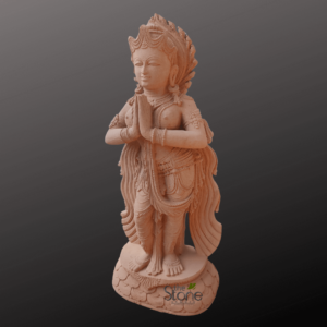 Welcome Lady Statue 3ft: Buy Best For Garden - The Stone Studio