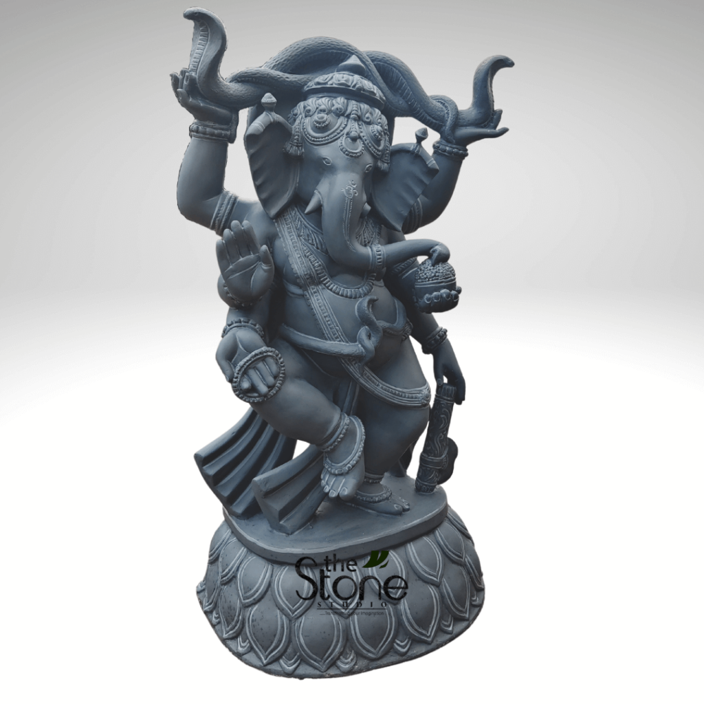 Dancing Ganpati Murti 3ft: Buy Best Artwork! - The Stone Studio
