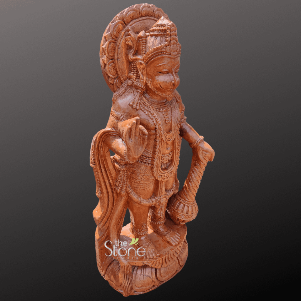 Lord Hanuman Statue 4ft: Buy Best Carved Idol - The Stone Studio