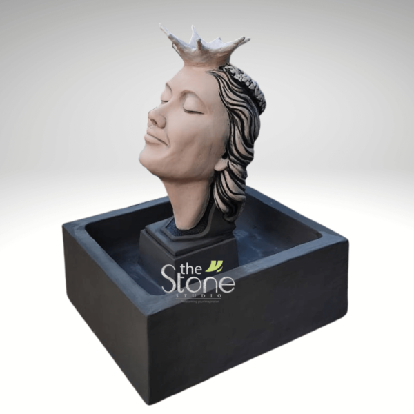 Lady Face Water Fountain 3.5ft: Buy Best Idol - The Stone Studio