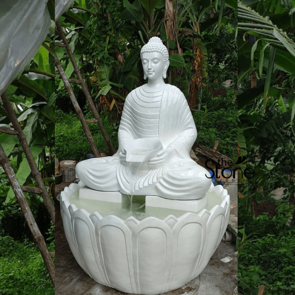 Buddha Water Fountain For Home 5ft: Buy Best - The Stone Studio