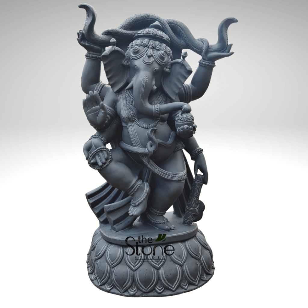 Dancing Ganpati Murti 3ft: Buy Best Artwork! - The Stone Studio